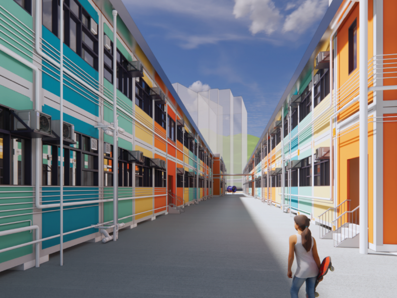 Ngau Tam Mei Transitional Housing Mockup Is Officially Unveiled ...